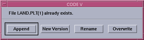 Making Hardcopy Plots and Listings with CODE V