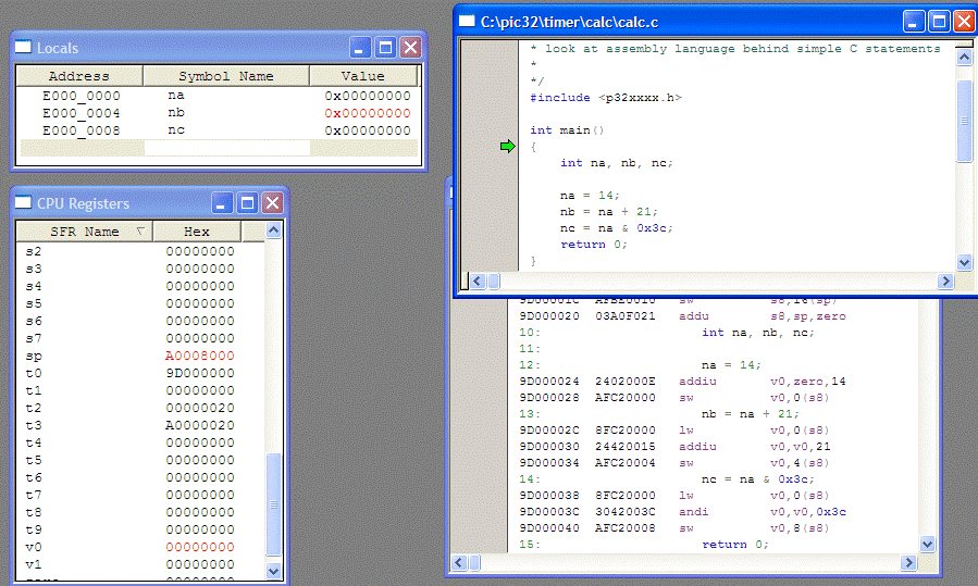 From C to Machine Instructions